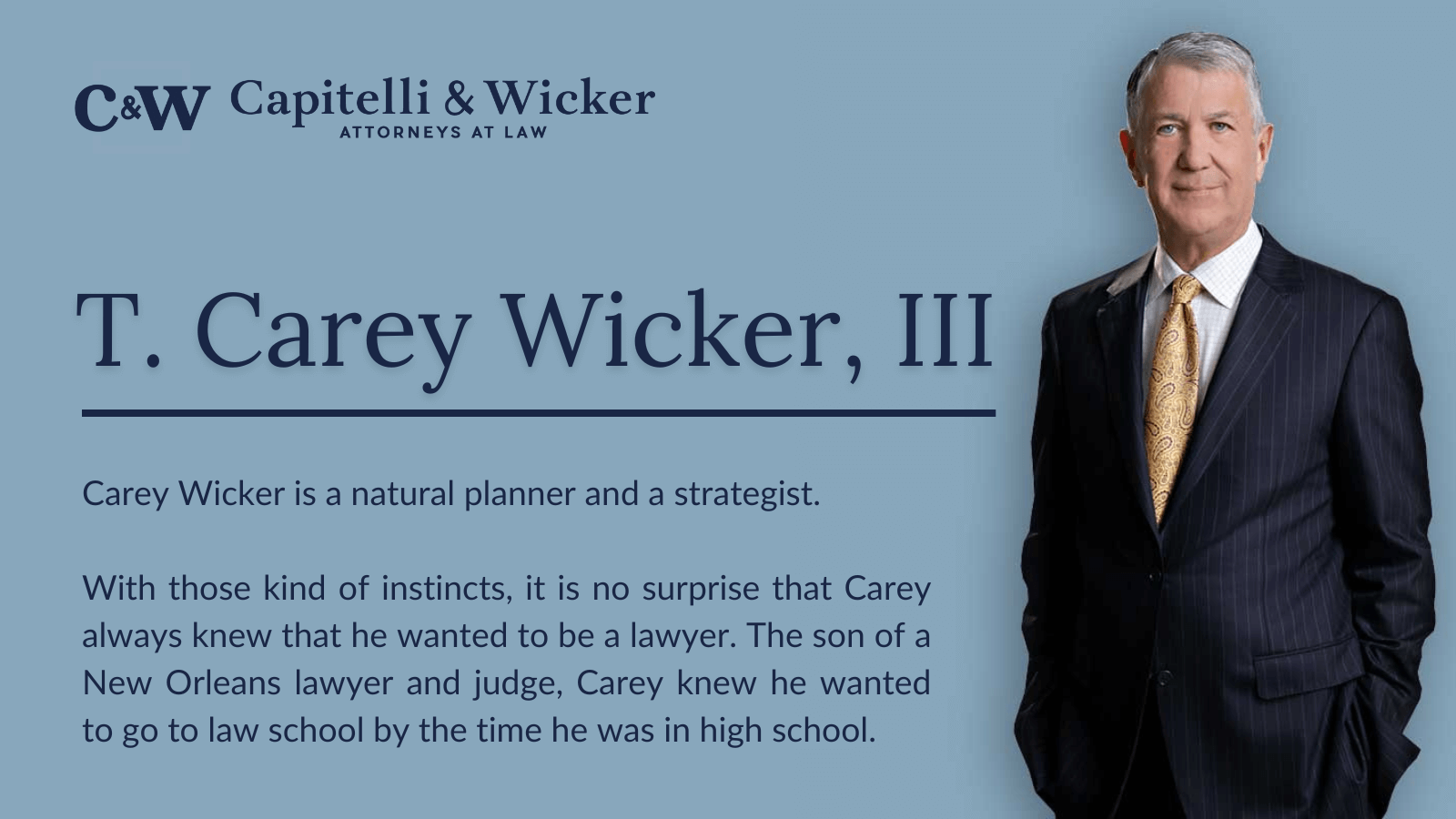 Carey Wicker | Capitelli & Wicker | New Orleans, La