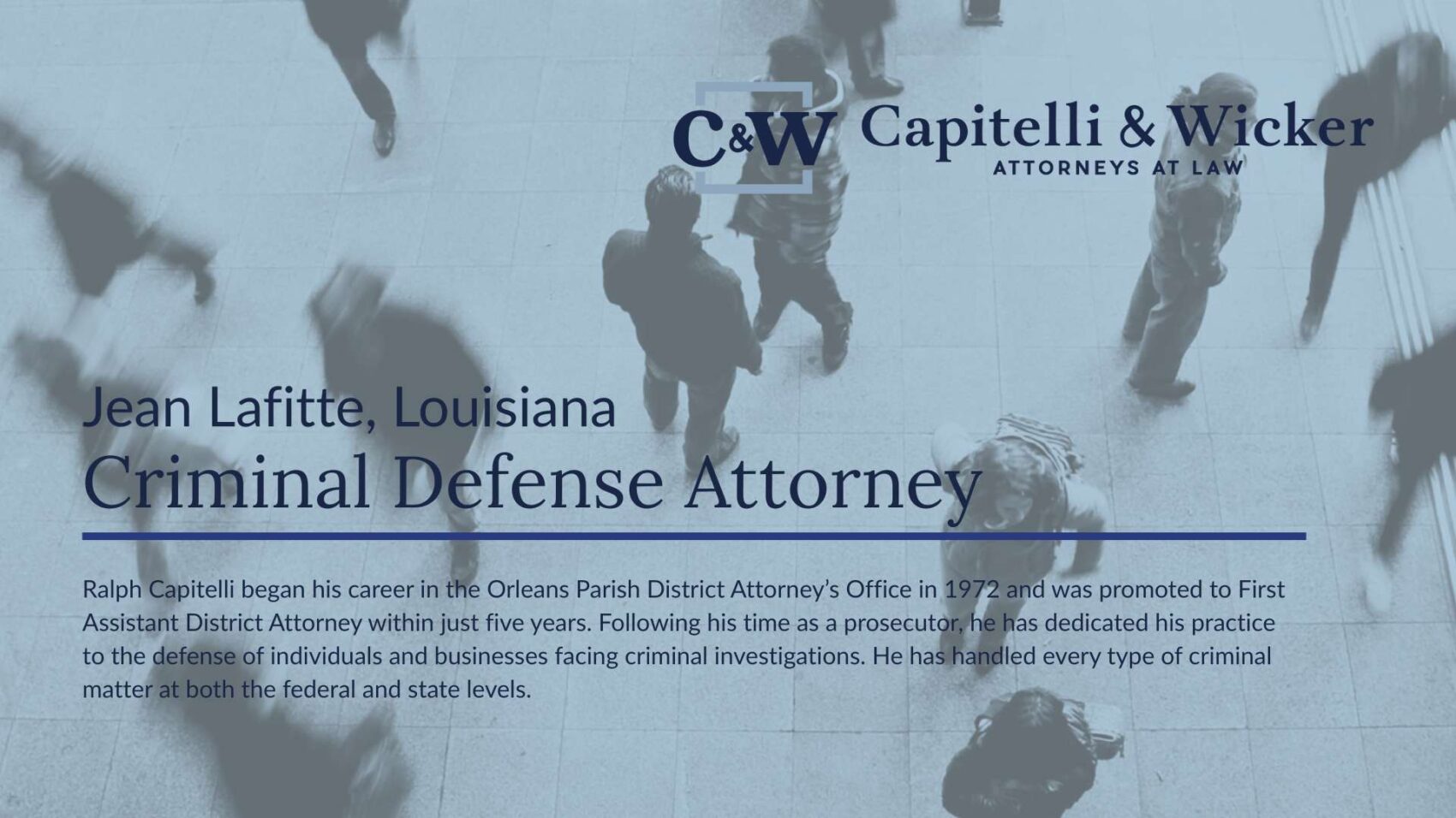 Leading Criminal Defense Attorney Near Jean Lafitte, LA